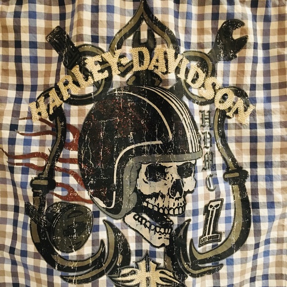Harley-Davidson | Shirts | Harley Davidson Snap Down Collar Shirt ...
